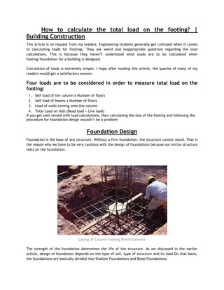 Civil engineering - thumb rule | PDF