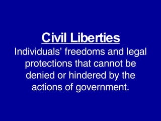 Civil Liberties | PPT
