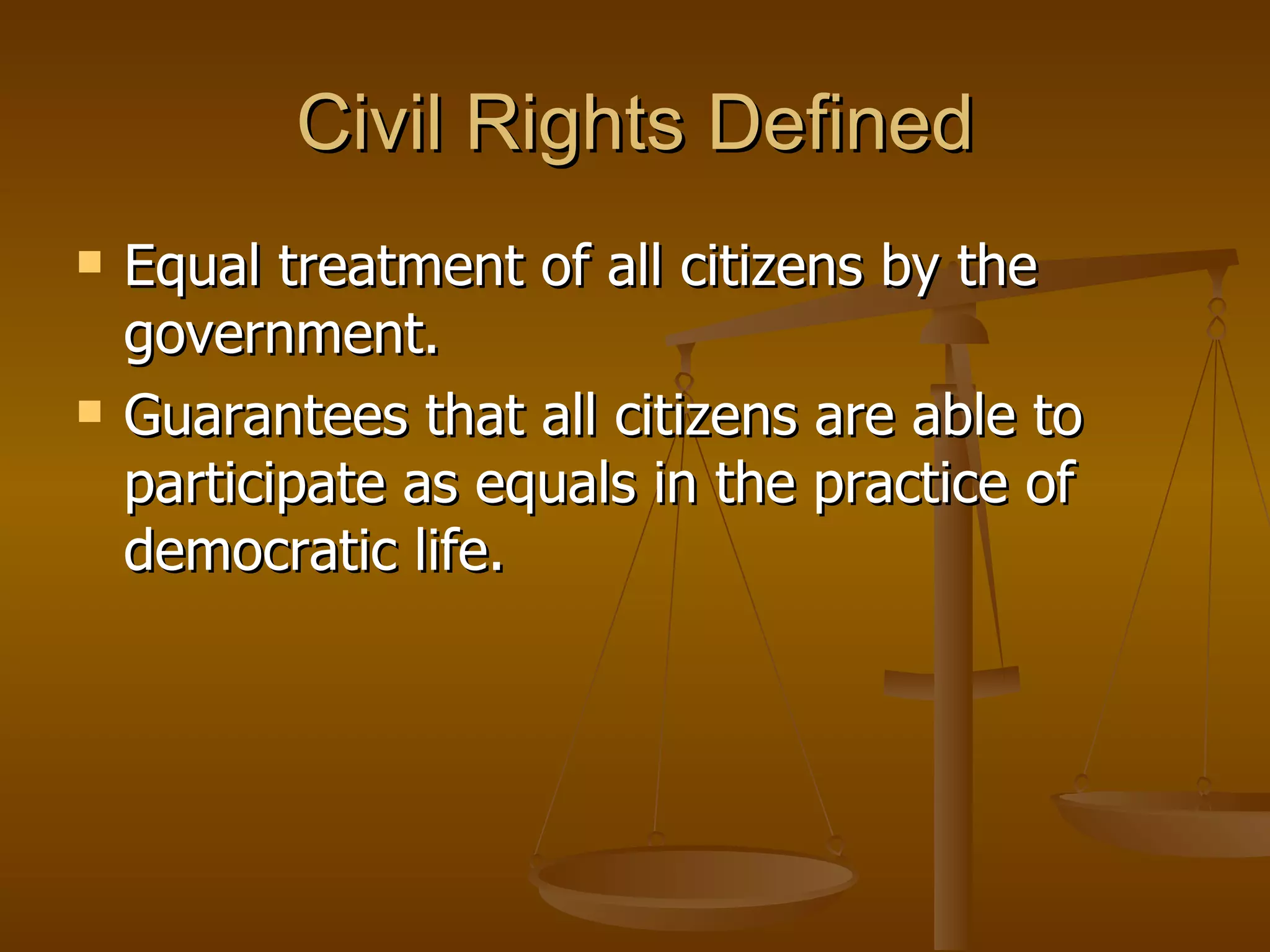 Civil Rights | PPT