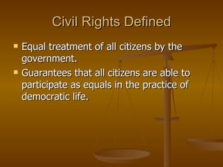 Civil Rights | PPT