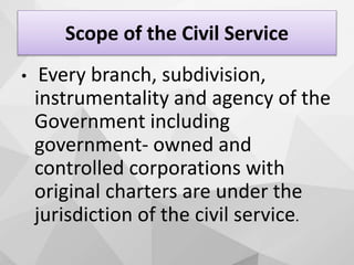 The Civil Service Commission | PPTX