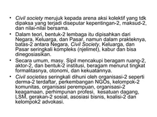 Civil society-dan-masyarakat-madani | PPT