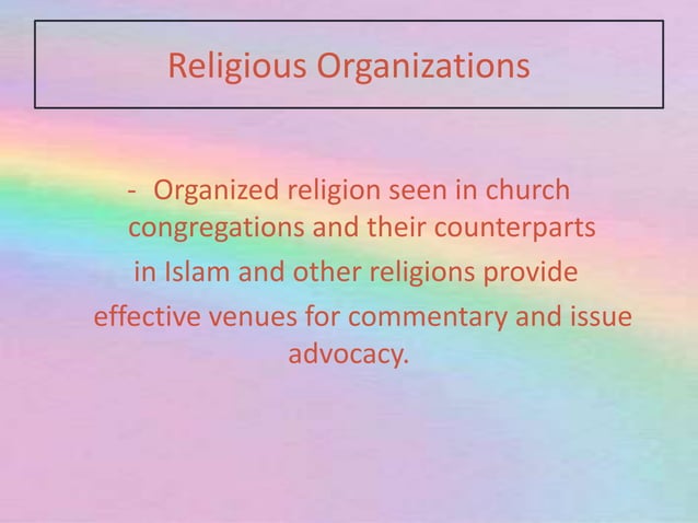 Civil society organizations | PPTX