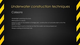underwater construction | PPT