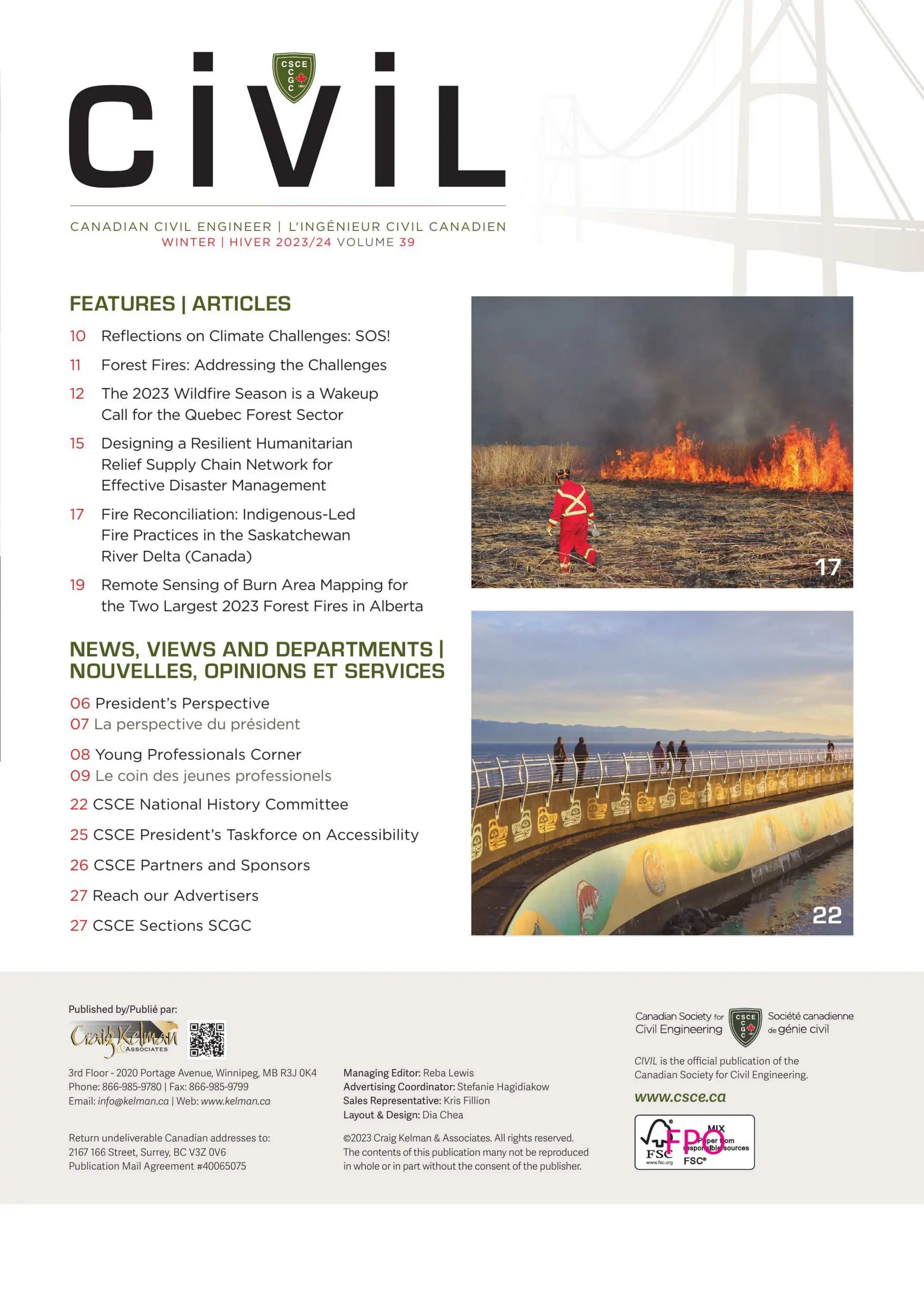 Civil Magazine Winter 2023-2024 Edition - CSCE | PDF