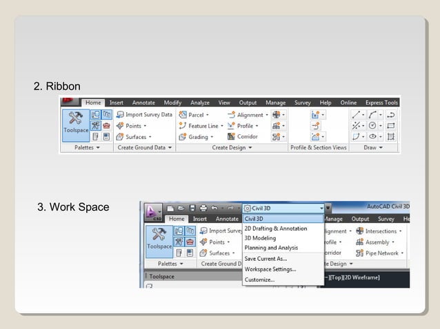 Civil 3 d overview general | PPT | 3-D Graphics | Computer Software and Applications