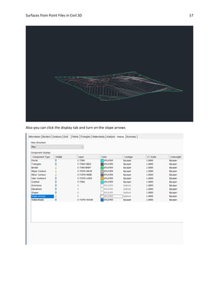 Civil 3d surface import | PDF
