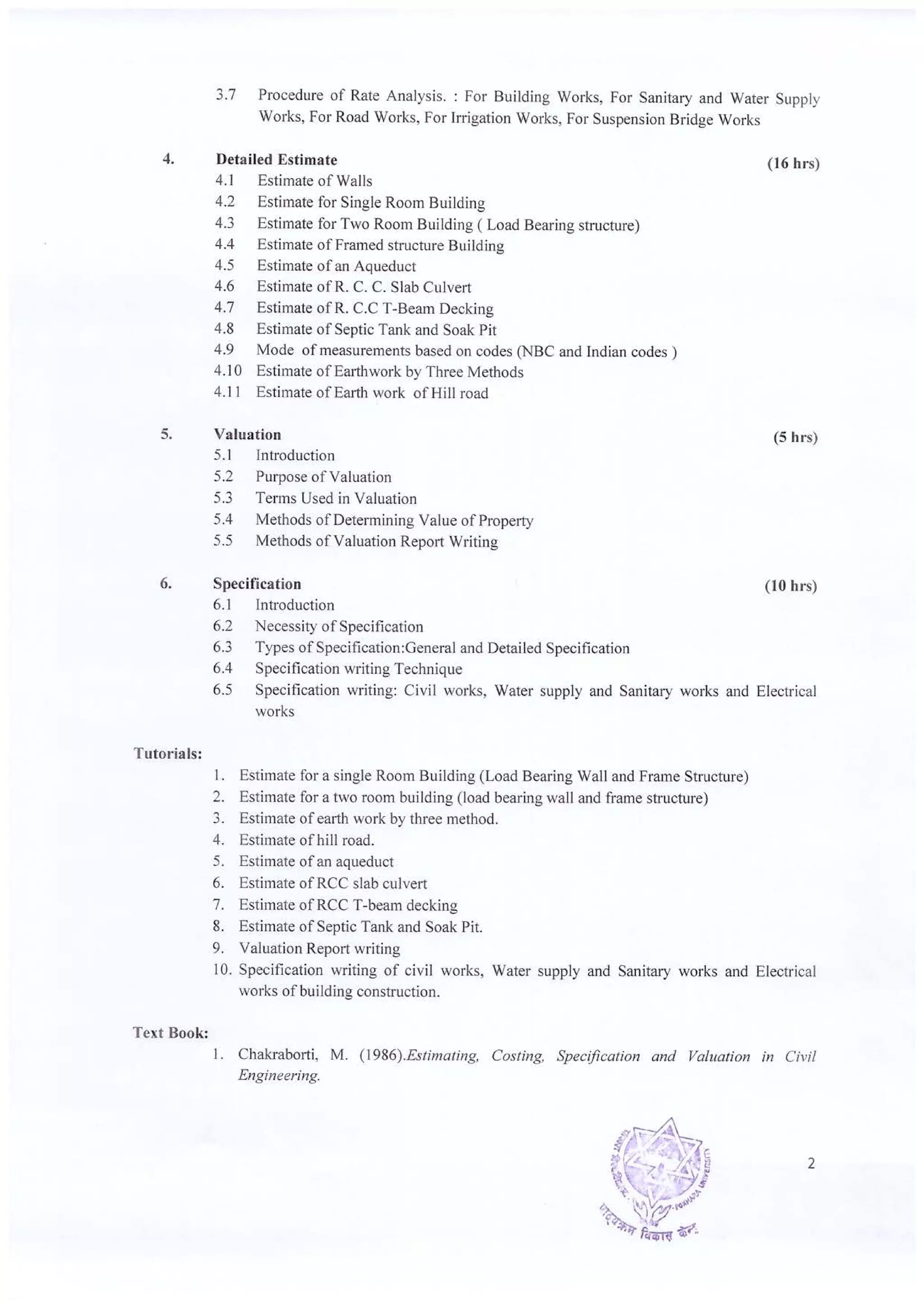 Civil 7th(pokhara university) | PDF
