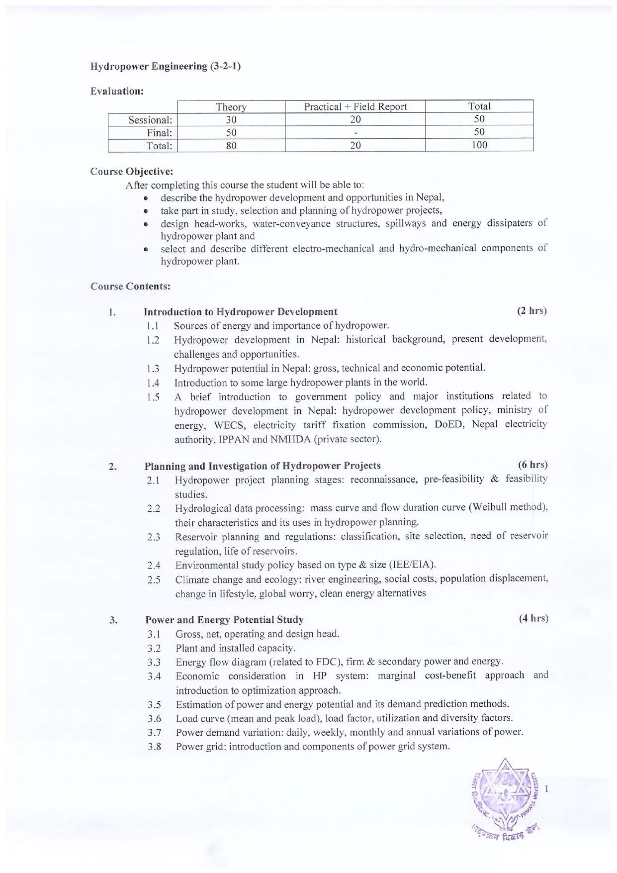Civil 7th(pokhara university) | PDF