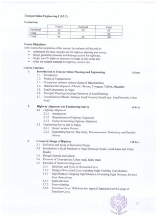 Civil 7th(pokhara university) | PDF