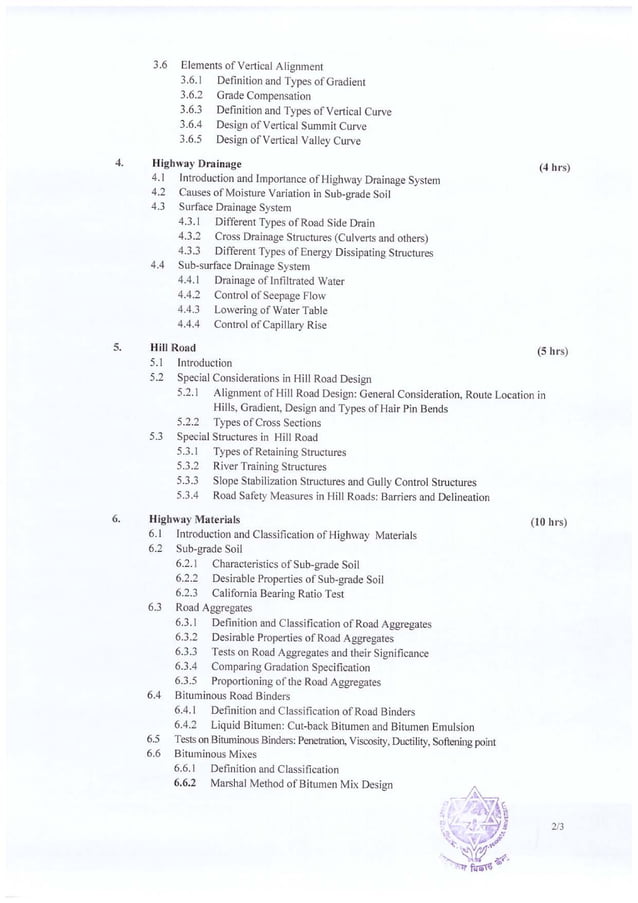 Civil 7th(pokhara university) | PDF