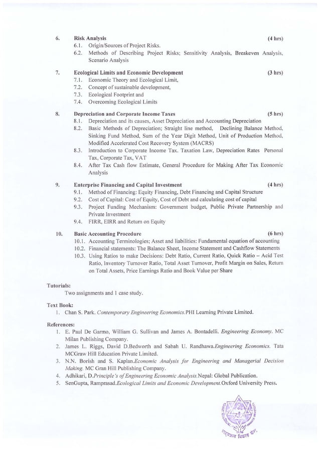 Civil 7th(pokhara university) | PDF