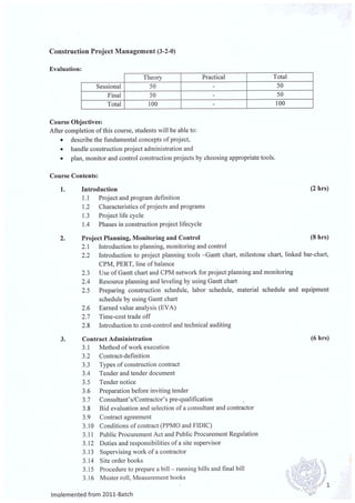 Civil 8th(pokhara university) | PDF