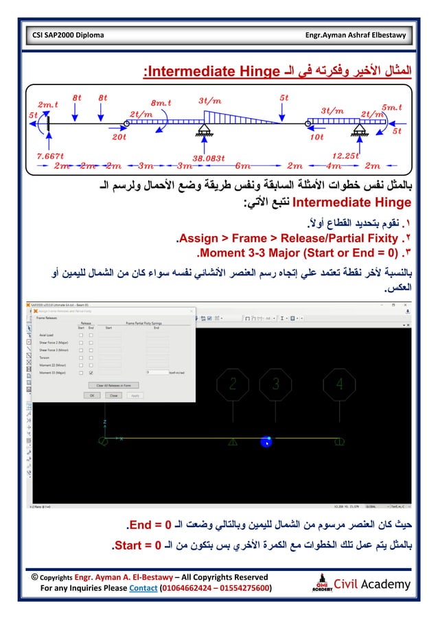 CSI SAP2000 Diploma | PDF