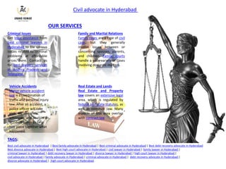 Civil advocate in hyderabad | PPTX