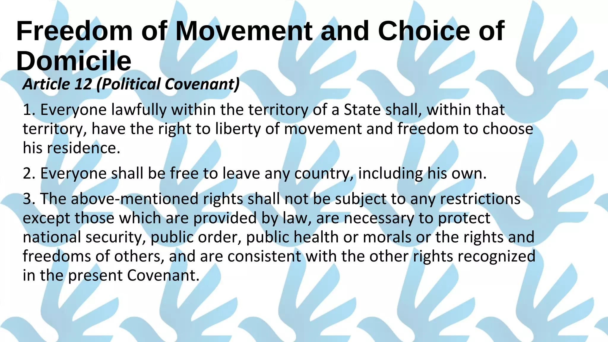 Civil and Political Rights | PPT