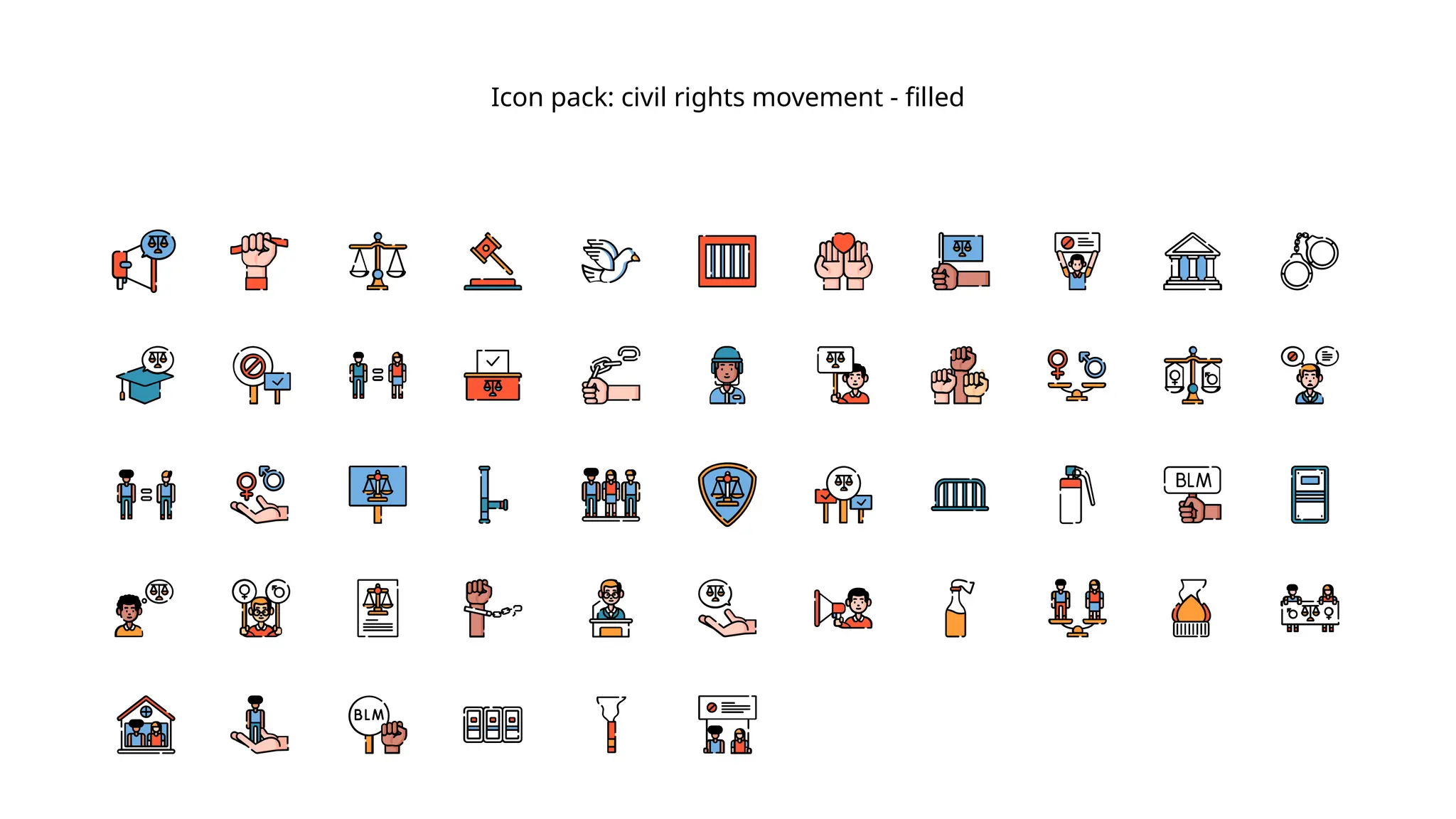 Civil and Political Rights Movements Infographics By Slidesgo.pptx