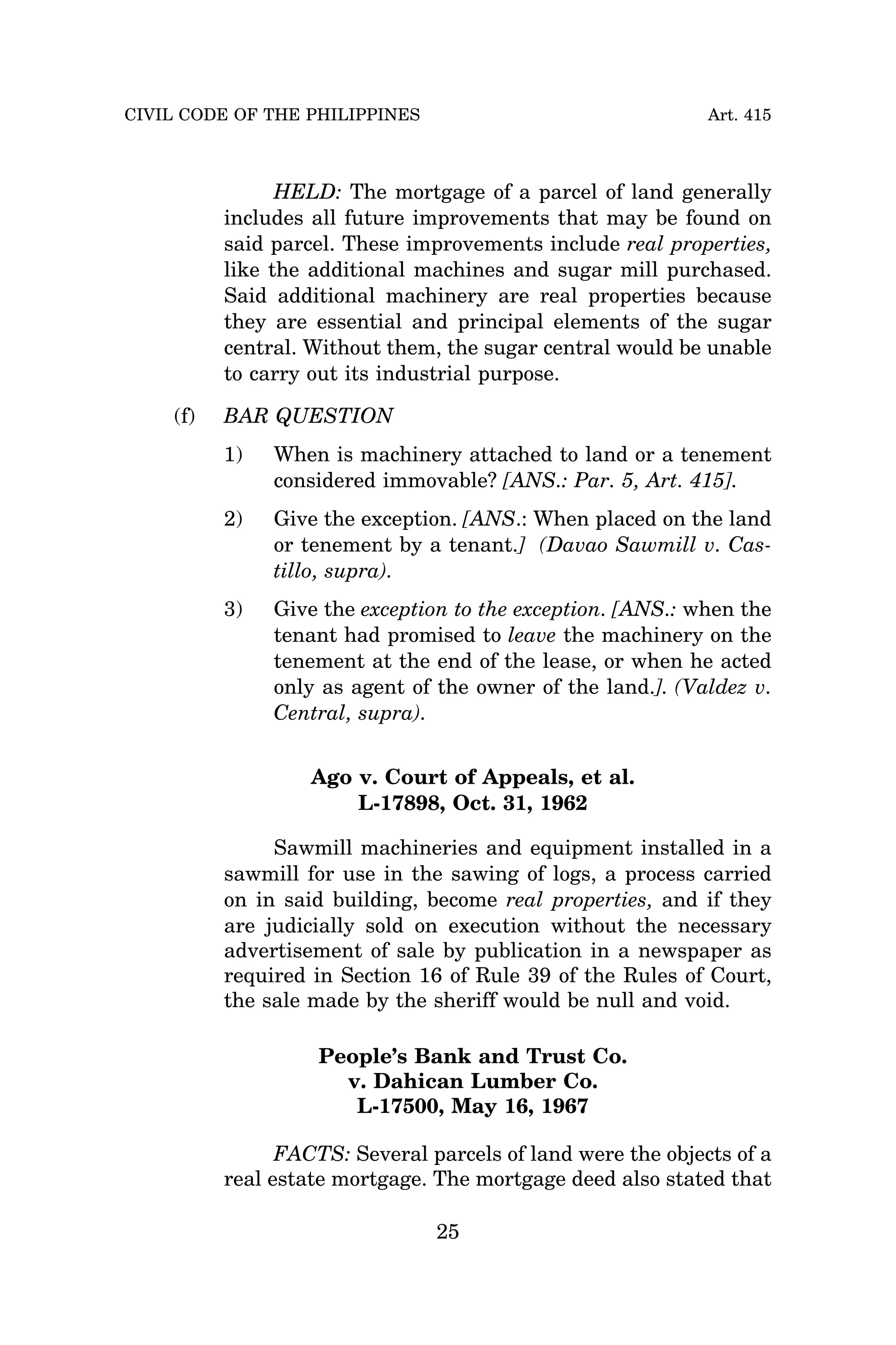 Civil Code of the Philippines Volume II (Property) | PDF