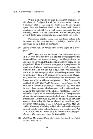 Civil Code of the Philippines Volume II (Property) | PDF