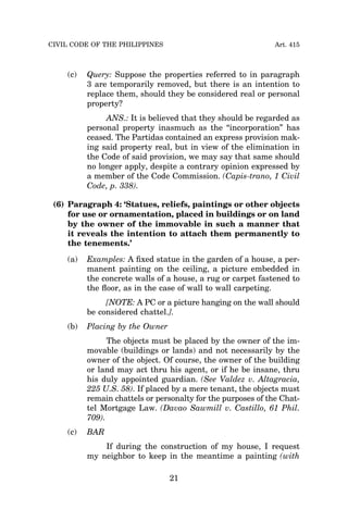 Civil Code of the Philippines Volume II (Property) | PDF