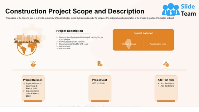 Civil Construction Project Management Powerpoint Presentation Slides ...