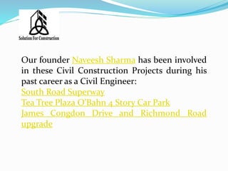 Civil construction projects solution for construction | PPTX