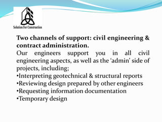 Civil construction projects solution for construction | PPTX