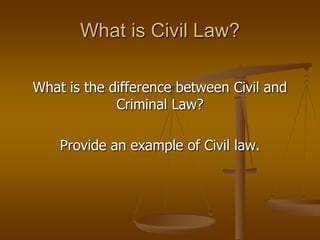 Civil Court System | PPTX