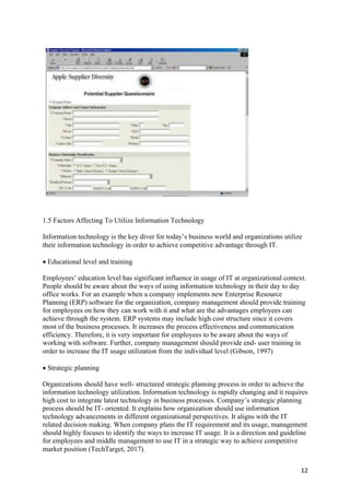 Apple Inc Managment Report | PDF | Operating Systems | Computer ...