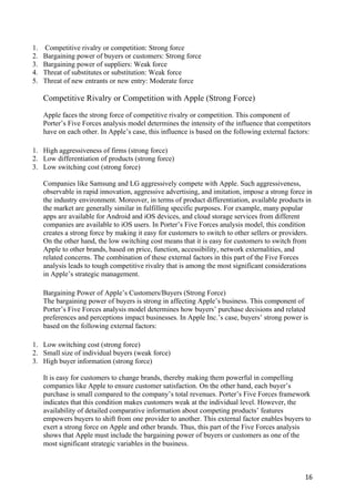Apple Inc Managment Report | PDF
