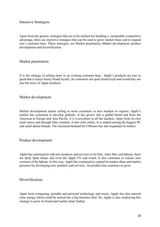 Apple Inc Managment Report | PDF | Operating Systems | Computer ...