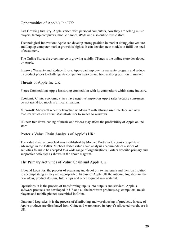 Apple Inc Managment Report | PDF | Operating Systems | Computer Software and Applications