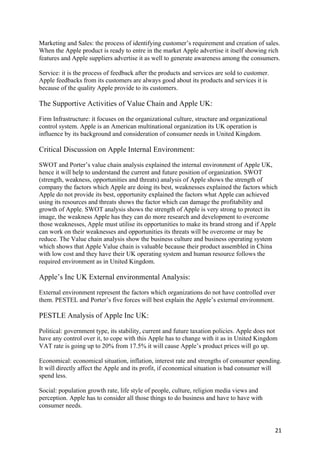 Apple Inc Managment Report | PDF | Operating Systems | Computer ...