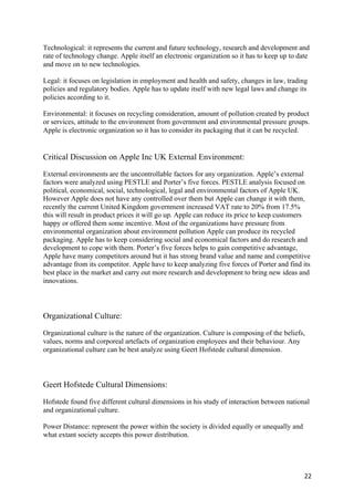 Apple Inc Managment Report | PDF | Operating Systems | Computer ...