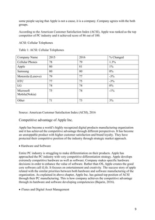 Apple Inc Managment Report | PDF | Operating Systems | Computer ...
