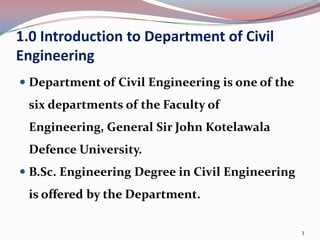Civil department presentation | PPTX