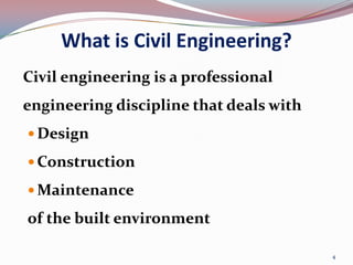 Civil department presentation | PPTX