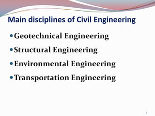 Civil department presentation | PPTX