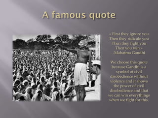 Civil desobedience | PPT