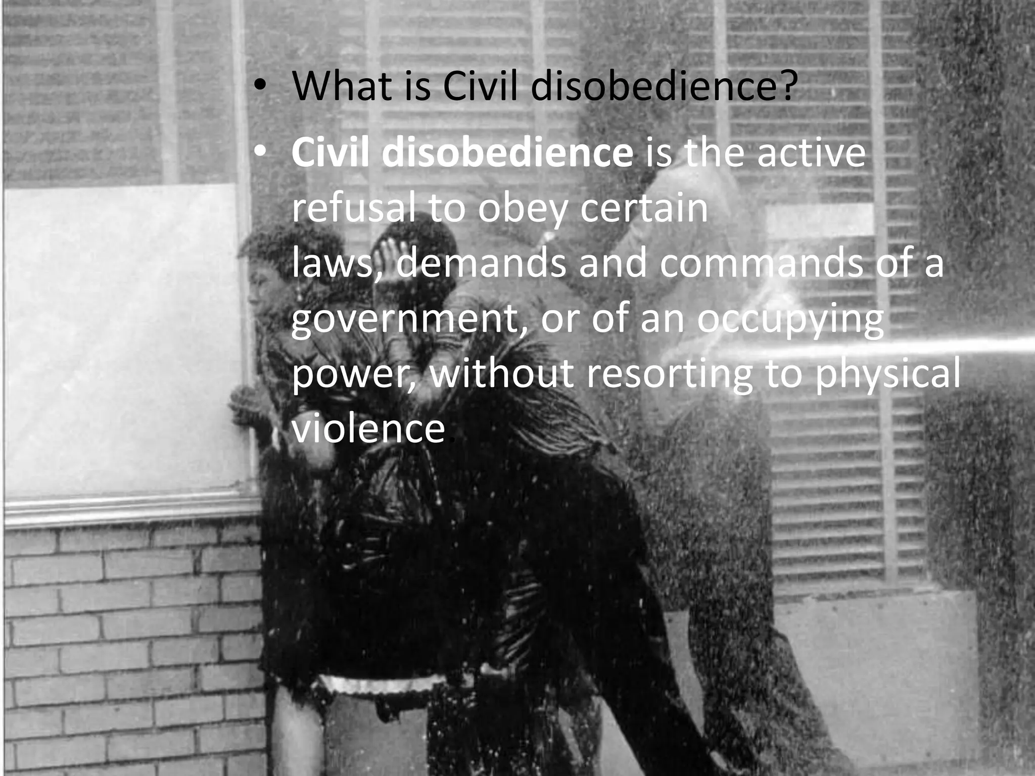 Civil Disobedience | PPTX