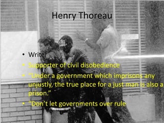 Civil Disobedience | PPTX