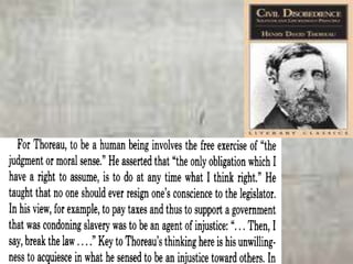 Civil Disobedience | PPTX