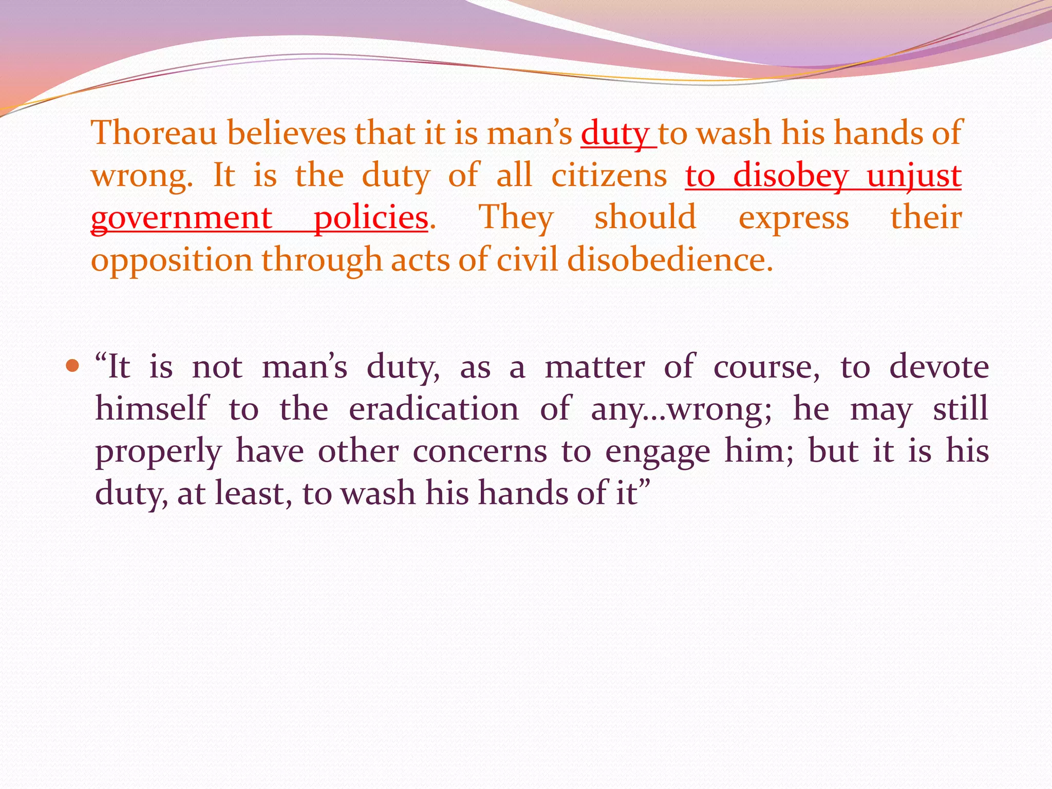 Civil disobedience | PPTX