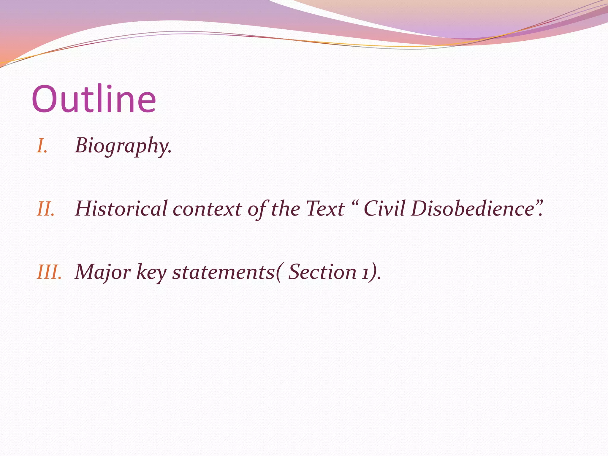 Civil disobedience | PPTX