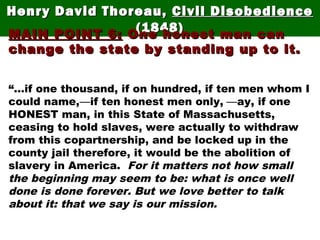Civil disobedience | PPT