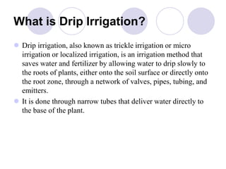 civil Drip Irrigation ppt.pptx