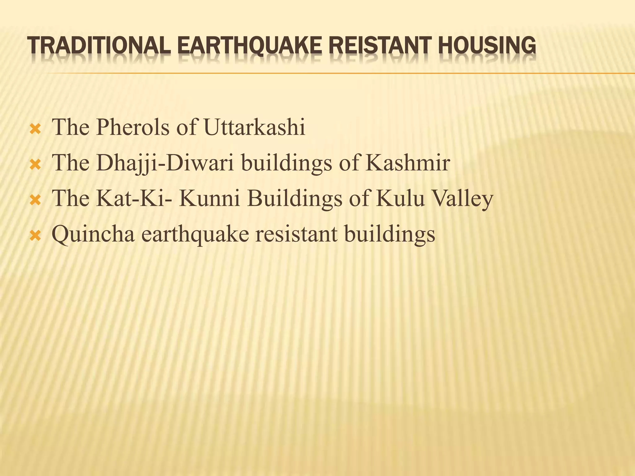 Earthquake resistent building construction ppt | PPTX