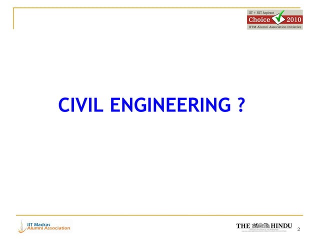 Careers in Civil engineering | PPT | Civil Engineering Industry | Industries
