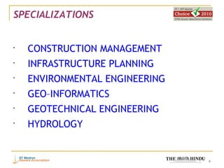 Careers in Civil engineering | PPT | Civil Engineering Industry | Industries