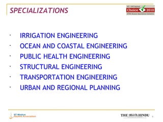 Careers in Civil engineering | PPT | Civil Engineering Industry ...